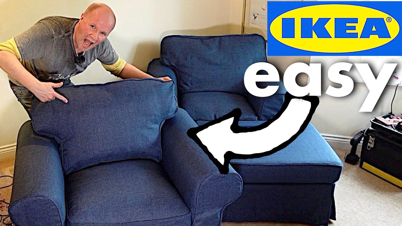 Fantastic Armchair build! IKEA EKTORP assembly and step-by-step with FOOT STOOL!