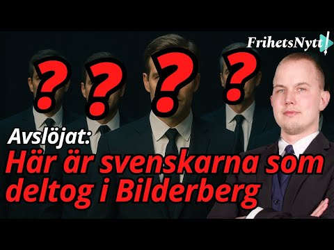 Skamstocken: Skamlistan från Bilderberg – Här är svenskarna som deltog bakom stängda dörrar