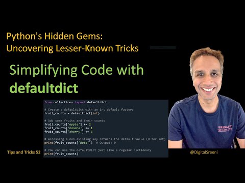 Simplifying code with defaultdict in python