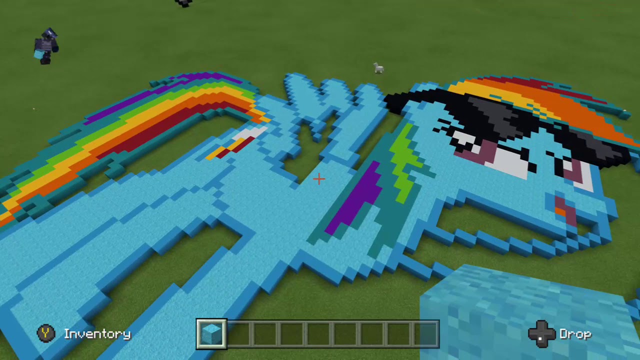 Minecraft | Rainbow Dash Pixel art [My Little Pony] 6/6