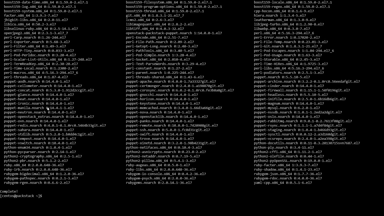 OpenStack Packstack - Quick install guide