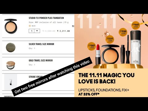 MAC Cosmetics THE 11.11 MAGIC YOU LOVE IS BACK SALE recommendation and freebie coupon code revealed