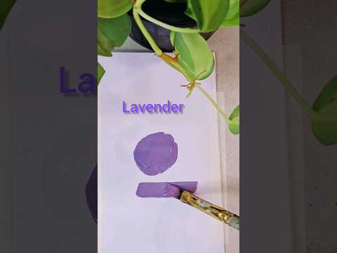 How to get Lavender colour | acrylic colour mixing for Lavender | Getting Lavender with acrylics