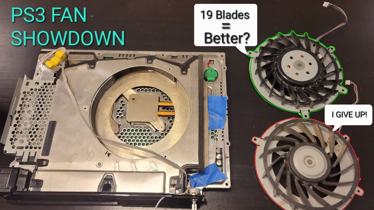 Upgrading a PS3 Fan from 15 to 19 Blades Worth It? Let's Find Out!