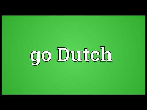 go Dutch meaning in english
