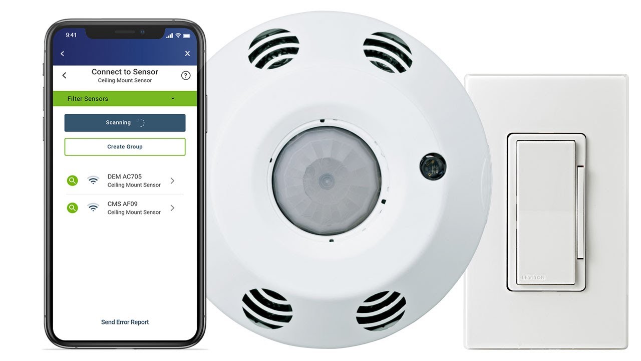 Leviton Smart Ceiling Mount Sensor (CMS) App Tutorial