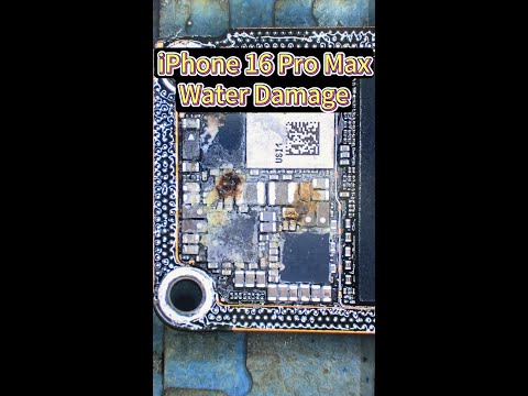 How to repair an iPhone 16 Pro Max Water Damage