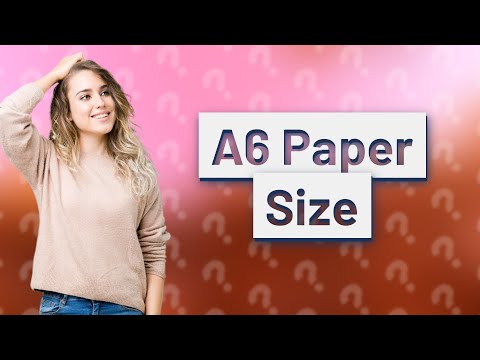 What size is A4 paper divided into 4?