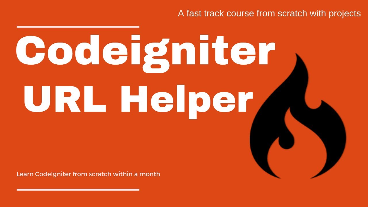 URL Helpers in codeigniter