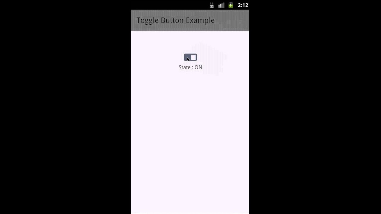 Android : Simple Toggle Button Example Demo