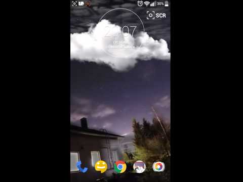 LG G3 Lock Screen Weather