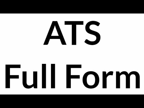 ATS Full Form || ATS || Full Form || ATS Meaning
