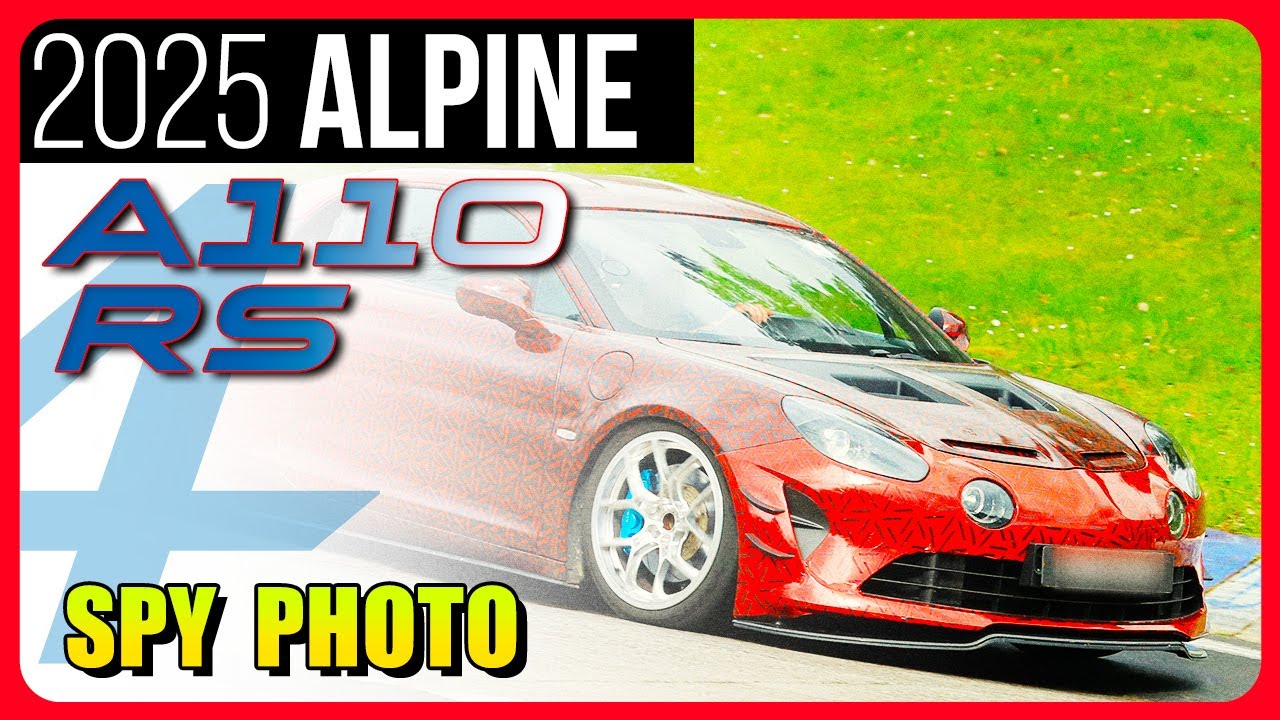 Alpine A110 RS Continues Testing, Le Mans 24 Hours 2024 Premiere Mooted ...