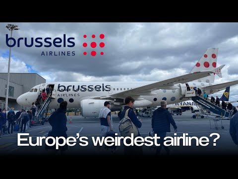 TRIP REPORT | Europe’s weirdest airline? | Brussels Airlines A319 | Brussels - Edinburgh