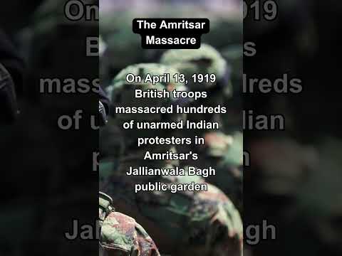 The Amritsar Massacre: A Dark Day in Colonial India #shorts