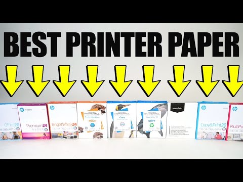 BEST Copy & Printer Paper TESTED - Quality Comparisons!