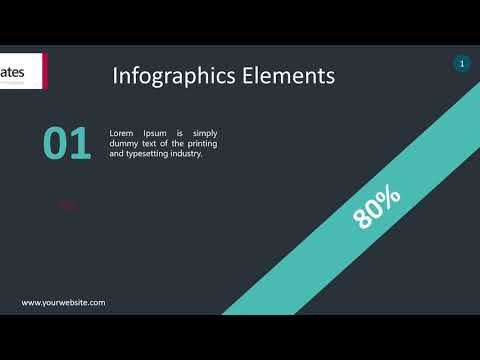 Stripes Infographics Elements - Animated PowerPoint Template