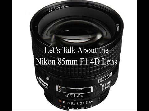 Nikkor 85mm f/1.4 D: Character over sharpness (JAA332DA)