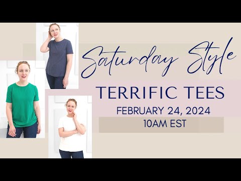 Saturday Style - The Terrific Tee Launch