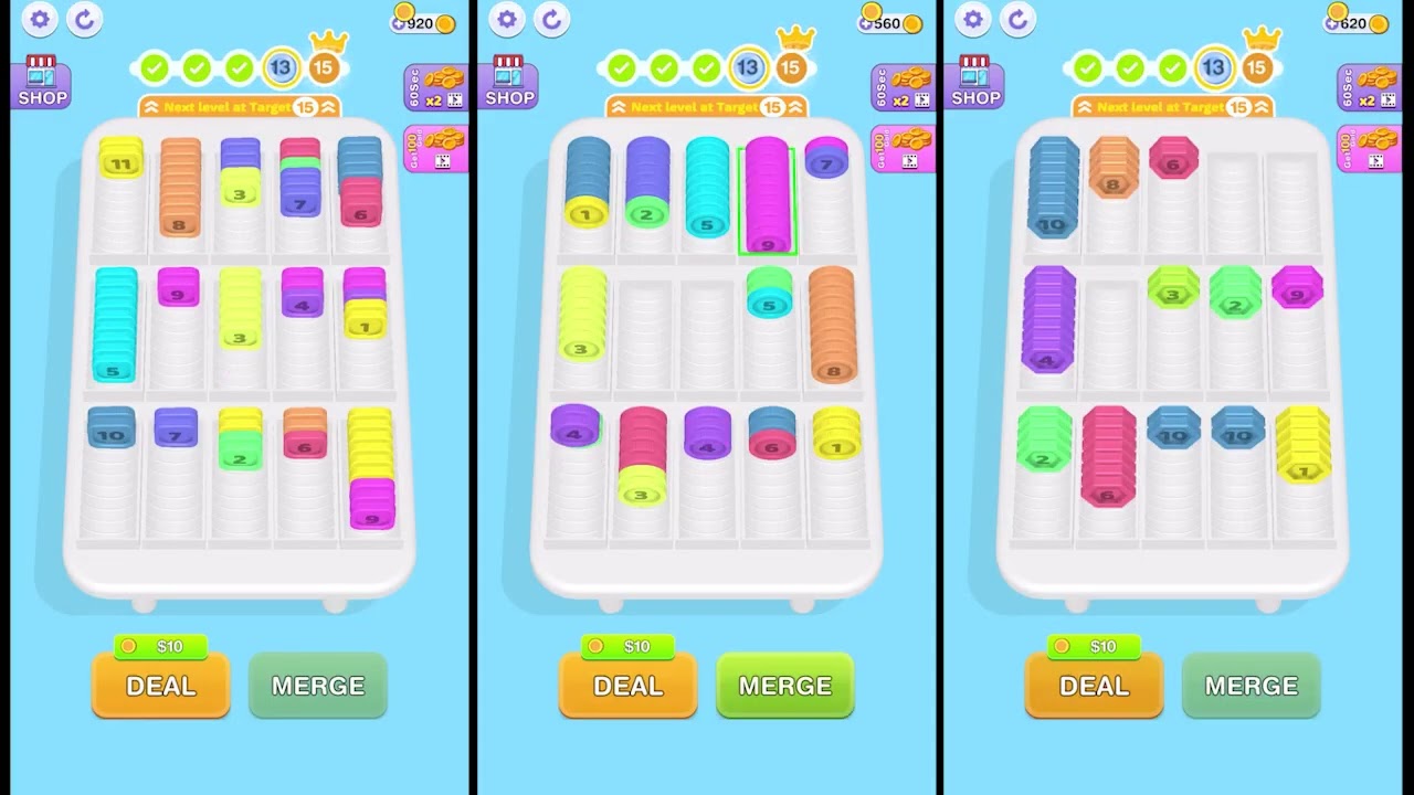 Sort the Coin - Unity Project Game Source Code #unity #unity3d #unitydev #unitydeveloper #sourcecode