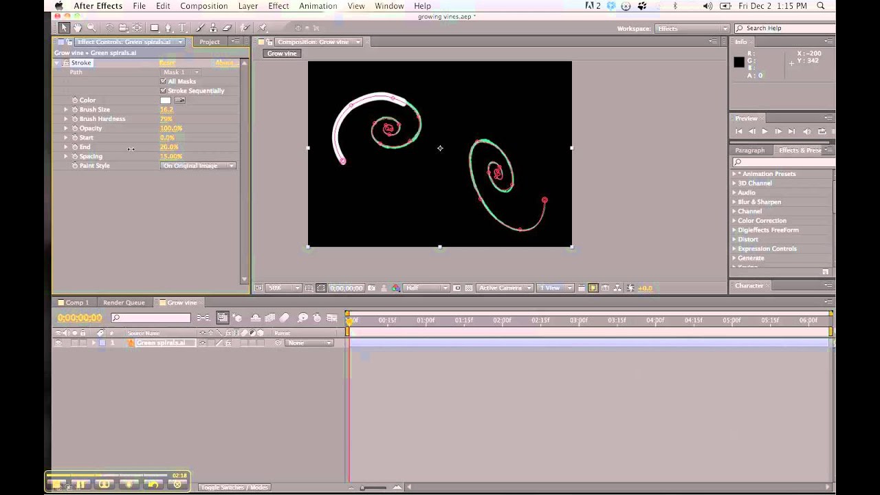 After Effects Tutorial Grow vines part two.mp4