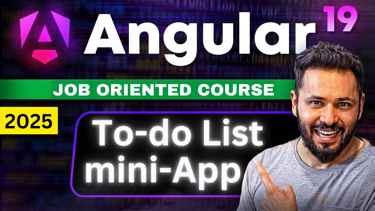 Angular 19 Tutorial #25 todo List
