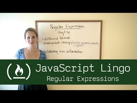 JavaScript Lingo: Regular Expressions