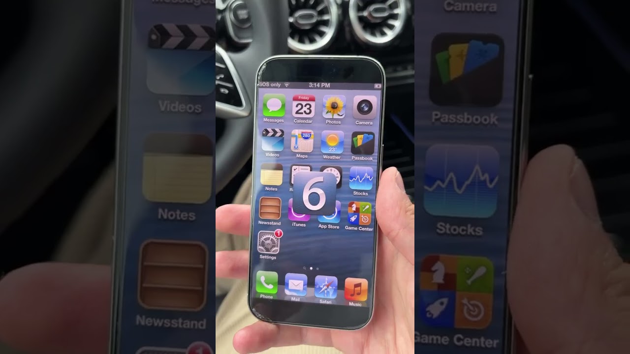 IOS 6 VS iOS 7 VS iOS 26 - Camera App Icon Evolution 📸🧐 #AppleEvent #iOS26