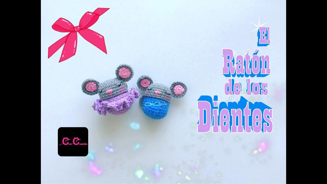 Raton de los Dientes DIY.....!!! #ratonamigurumi #dientes #patron #raton