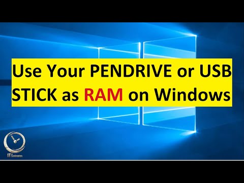 How To Use a USB PEN Drive as a RAM (Windows 10/8/7) 2020 || by ITin5minutes