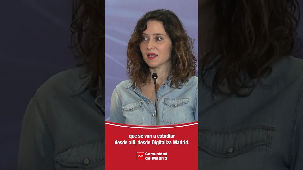 Isabel Díaz Ayuso, inaugura el primer pleno del Consejo Asesor de Transformación Digital.