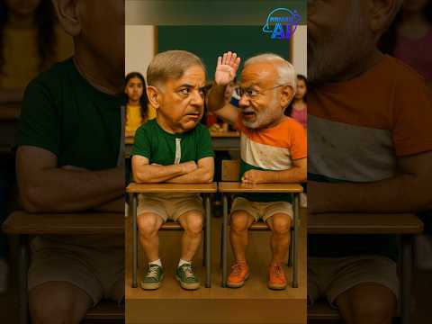 Indian PM Modi vs Pakistani PM shahbaz and Donald Trump's #india #pakistan #pakindiawar #war
