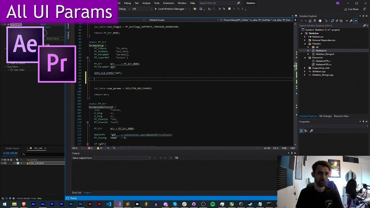 Adobe Plugin Tutorial: All UI Params