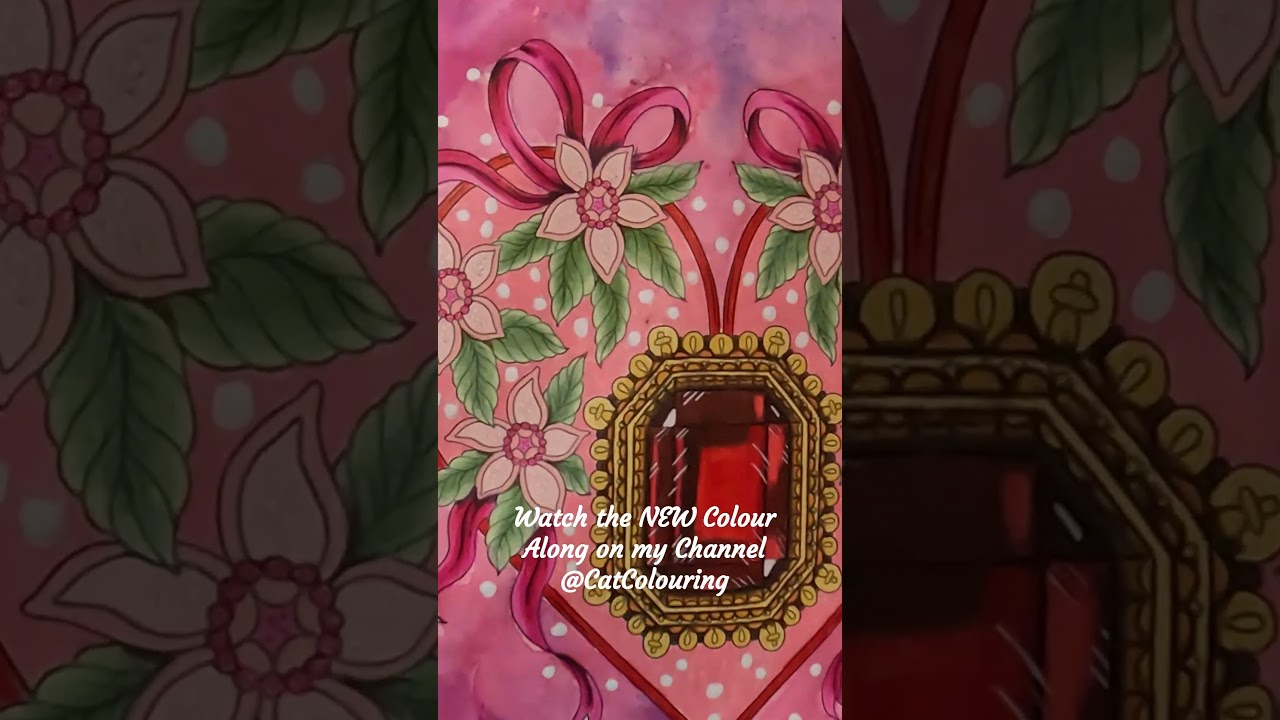 NEW COLOR ALONG: VALENTINE´S DAY HEART #coloralong #adultcoloring #valentinesday #valentine