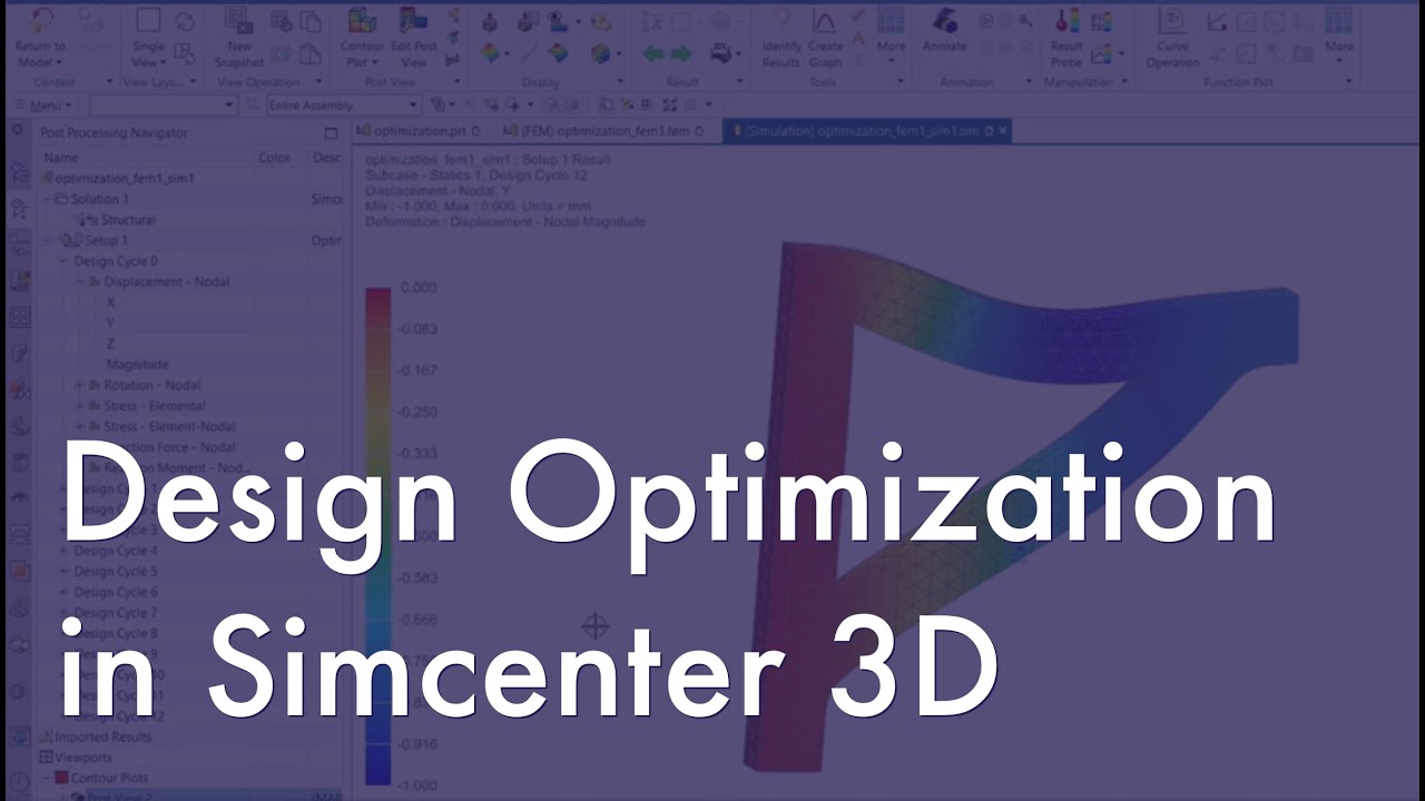 Design optimization in Simcenter 3D