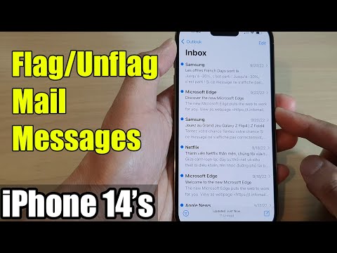 iPhone 14's/14 Pro Max: How to Flag/Unflag Mail Messages