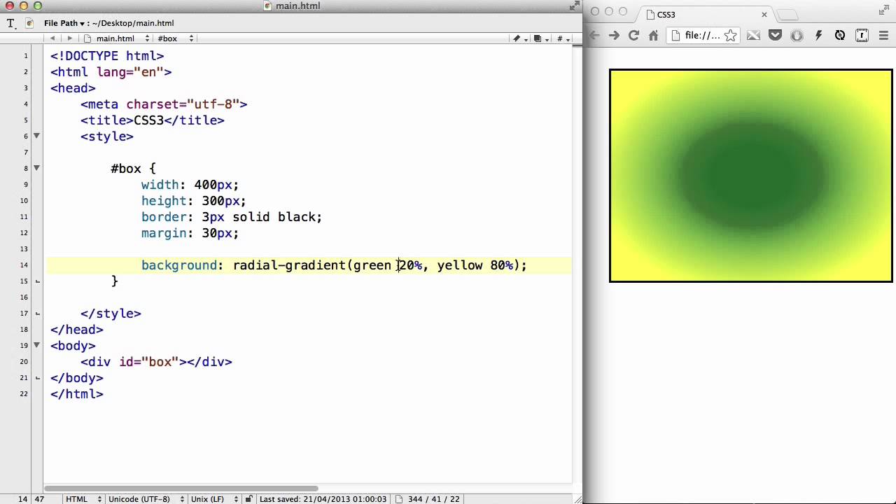 CSS3 - 11. Radial-gradient