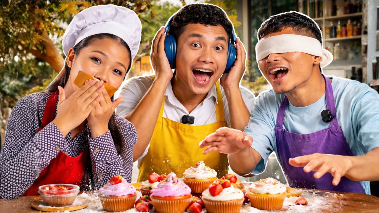 Openrole | BLIND MUTE DEAF | BAKING CHALLENGE (Eng Subs On)