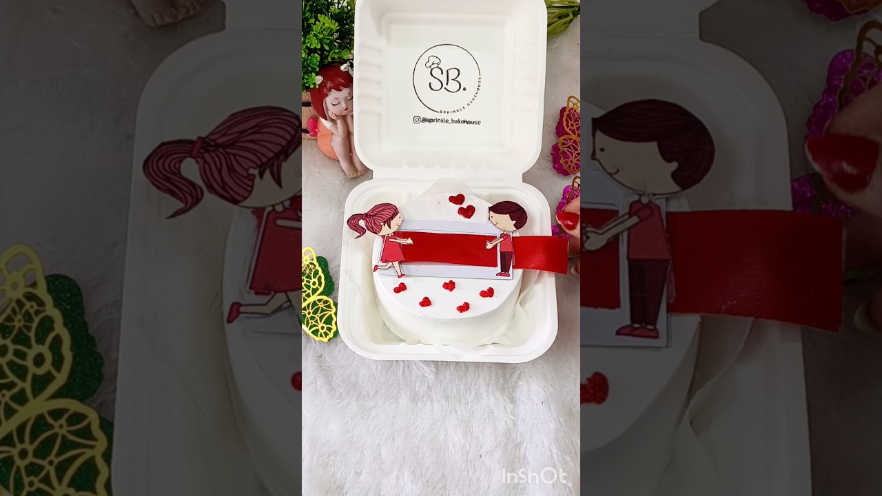 Without fondant slide massage cake tutorial #ytshorts #shortsfeed #cakedecoration #reels #shorts