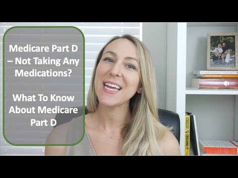 Medicare Part D | Not Taking Medications? | Important Info About Medicare Part D Enrollment