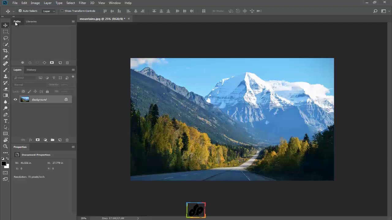 Adobe Photoshop Tutorial - Switching and  Saving Workspaces - Part 7