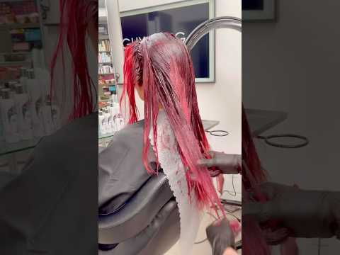 Black Cherry Red Hair with #GuyTang #Mydentity Midnight Love 4 + 6