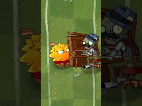 Endurian Plants Vs pianist Zombie - PvZ2 #shorts