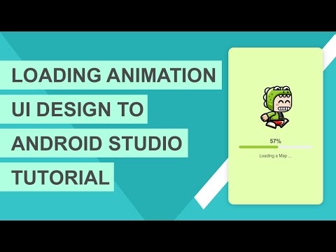 Loading Animation in UI Design to Android Studio Tutorial Video Lecture - How to Design UI in ...