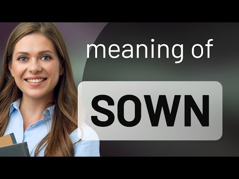 Sown | what is SOWN meaning