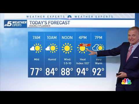 NBC 5 Forecast: Isolated storm chances into Thursday; More heat and humidity ahead | NBCDFW