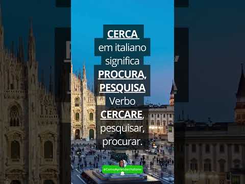Que significa CERCA #italiano #italian #italiano #italia #frases #aprenderitaliano #italy #amor