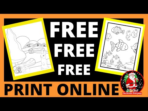 Free Coloring Pages To Print Online