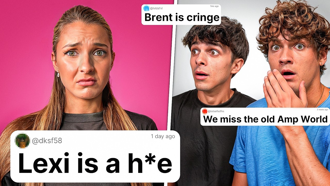 AMP WORLD READS THEIR HATE COMMENTS!