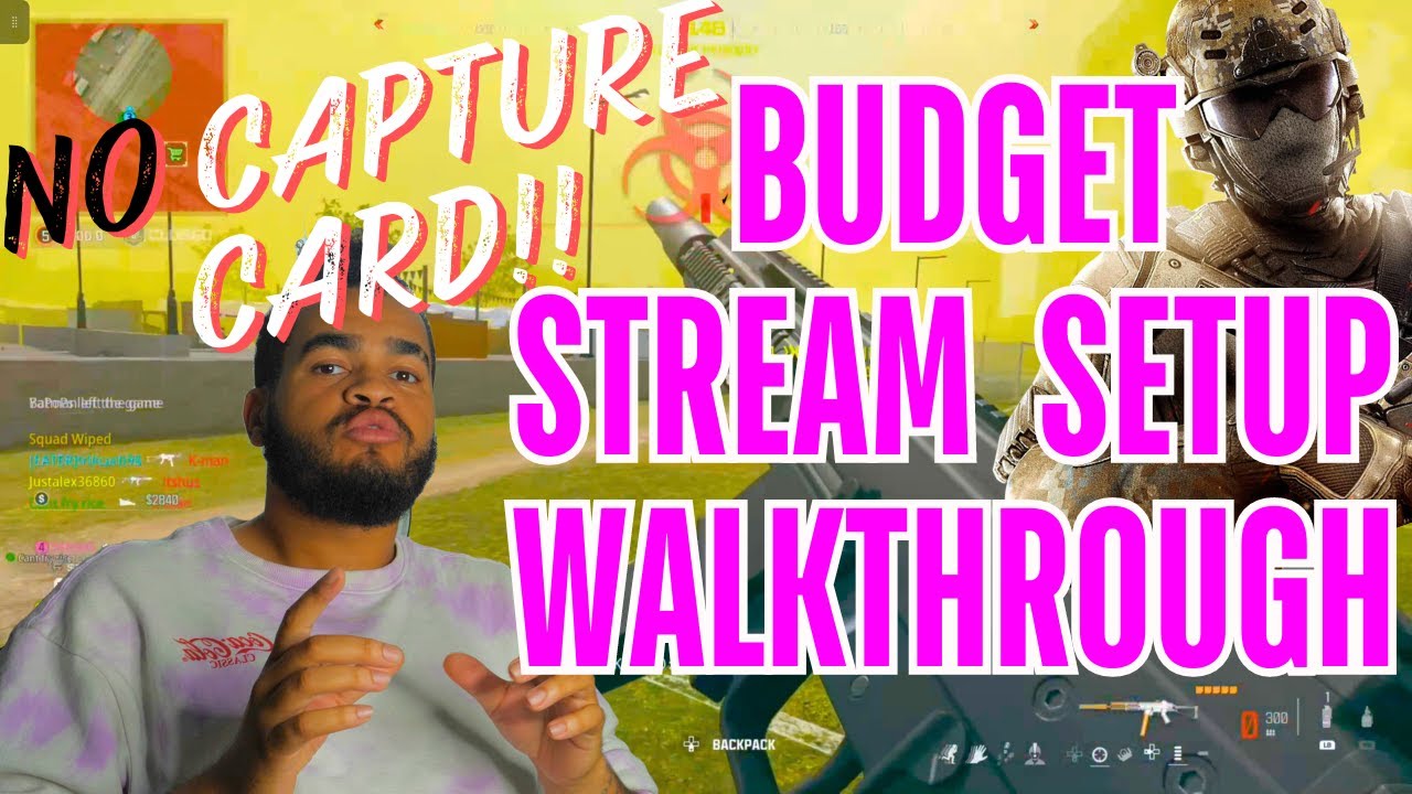 How to stream console with NO Capture Card! Walkthrough Tutorial (Xbox/PS5)